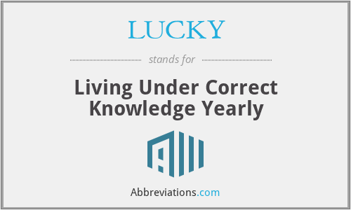 What does LUCKY stand for?