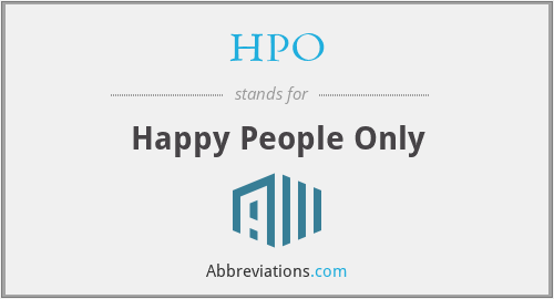 What does HPO stand for?