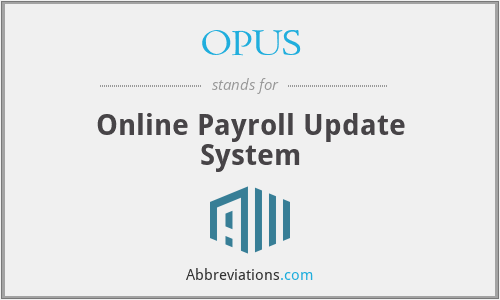 What does OPUS stand for?