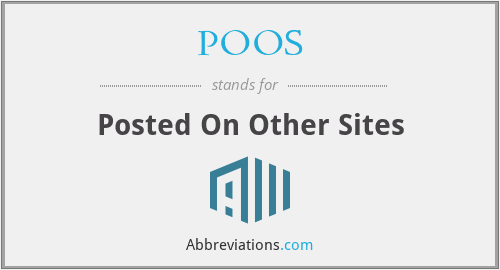 What does POOS stand for?
