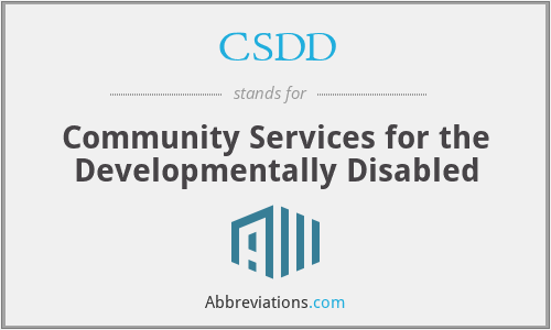 What does CSDD stand for?