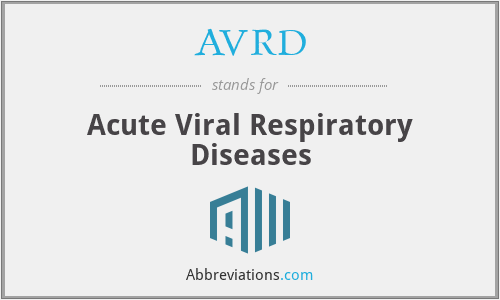 What does AVRD stand for?