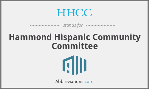 What does HHCC stand for?