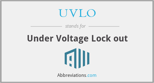 What does UVLO stand for?