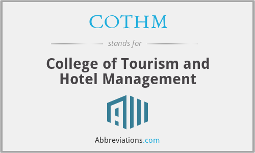 What does COTHM stand for?