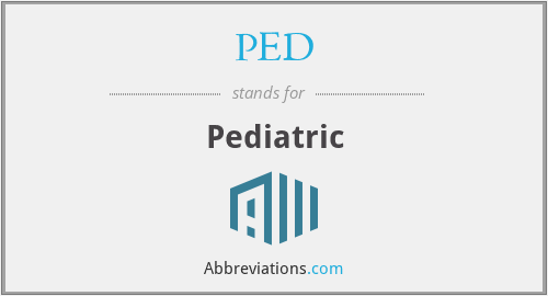 What does PED stand for?