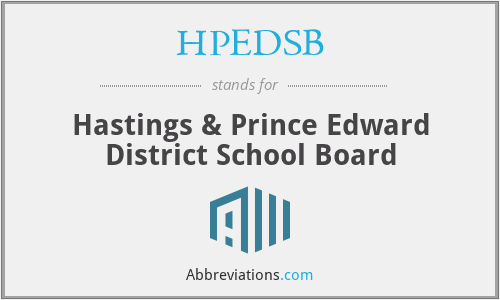 What does HPEDSB stand for?