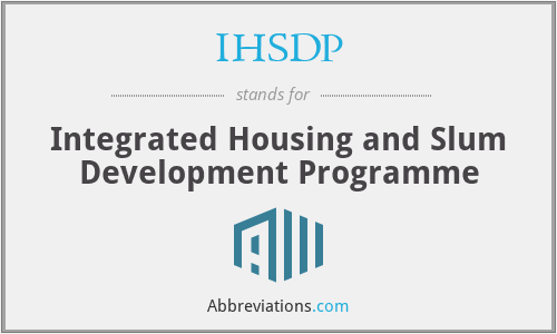 What does IHSDP stand for?