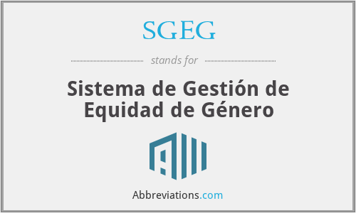 What does SGEG stand for?