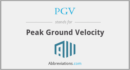 What does PGV stand for?