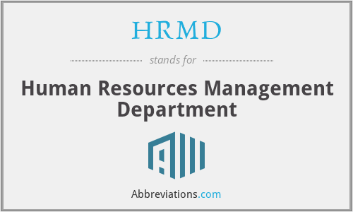 What does HRMD stand for?