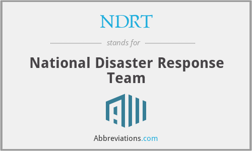 What does NDRT stand for?