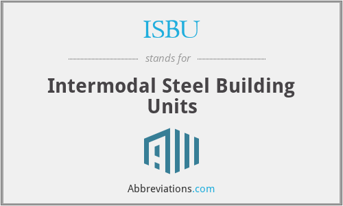 What does ISBU stand for?