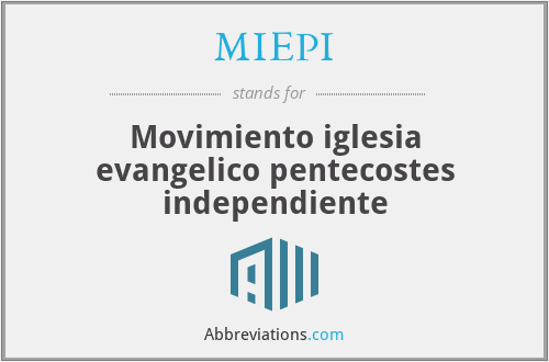 What does MIEPI stand for?