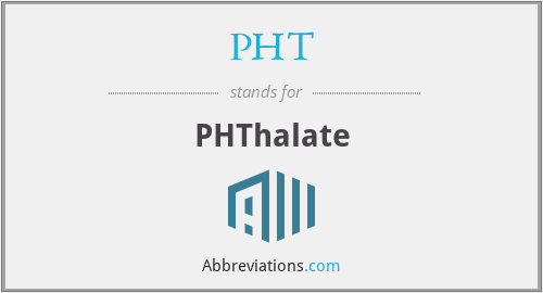 What does PHT stand for?