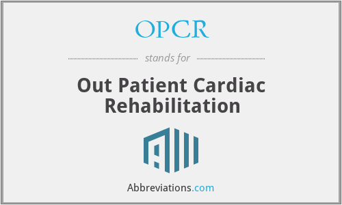 What does OPCR stand for?