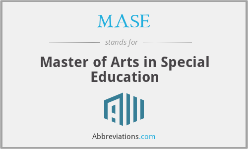 What does MASE stand for?