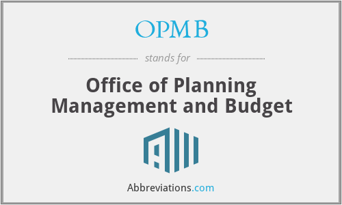 What does OPMB stand for?