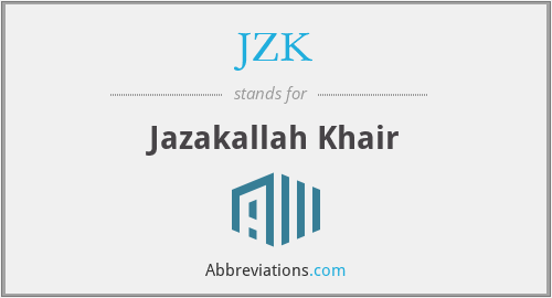 What does JZK stand for?
