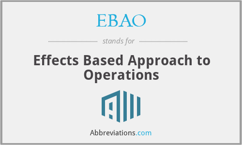What does EBAO stand for?
