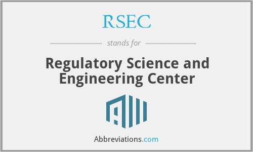 What does RSEC stand for?