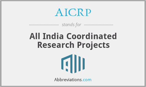 What does AICRP stand for?