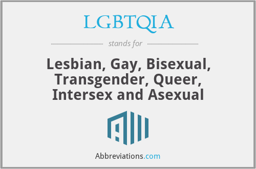 What does LGBTQIA stand for?