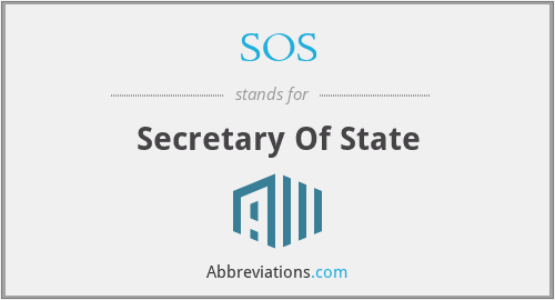 What is the abbreviation for Secretary of State?