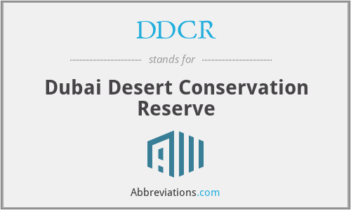 What does DDCR stand for?