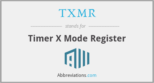 What does TXMR stand for?