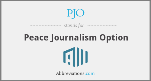 What does PJO stand for?