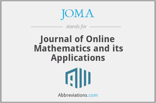 What does JOMA stand for?
