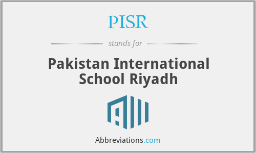 What does PISR stand for?