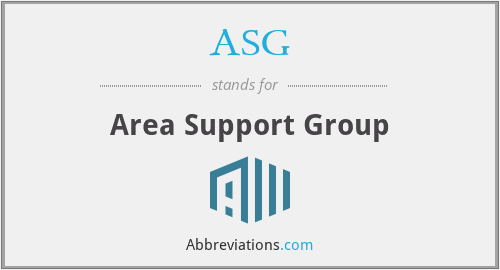 What does ASG stand for?
