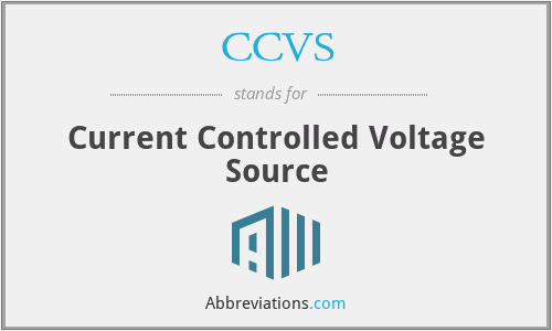 What does CCVS stand for?