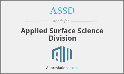 What does ASSD stand for?