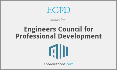 What does ECPD stand for?