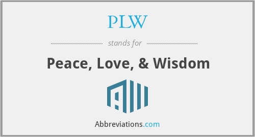 What does PLW stand for?