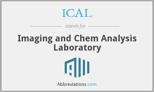 What does ICAL stand for?