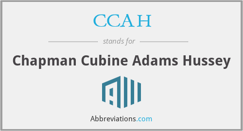 What does CCAH stand for?
