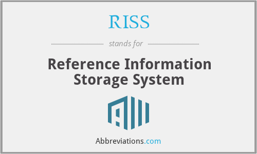 RISS - Reference Information Storage System
