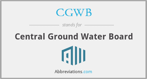 What does CGWB stand for?