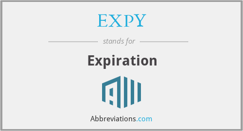 What is the abbreviation for Expiration?