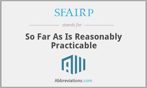 What does SFAIRP stand for?