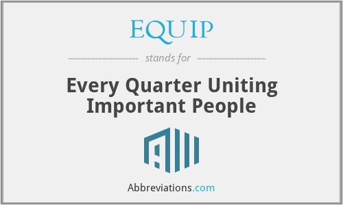 What does EQUIP stand for?