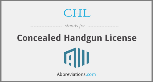 What does CHL stand for?