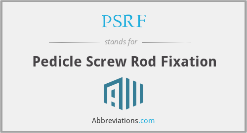 What does PSRF stand for?