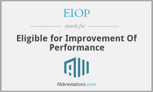 What does EIOP stand for?