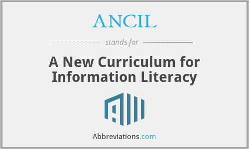 What does ANCIL stand for?