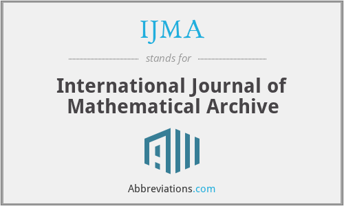 What does IJMA stand for?